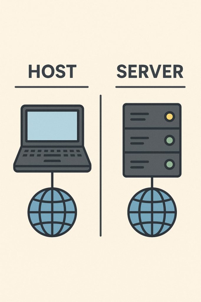 What is the Difference Between a Host and a Server? - UKhostgator